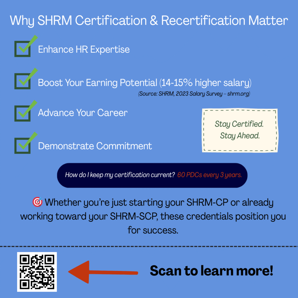 Elevate Your Human Resources Career with a SHRM Certification!